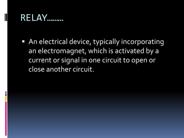 Relay coordination | PPTX | Computer Networking | Computing