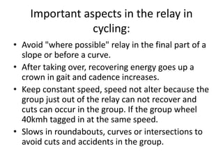 Relay for cycling | PPTX