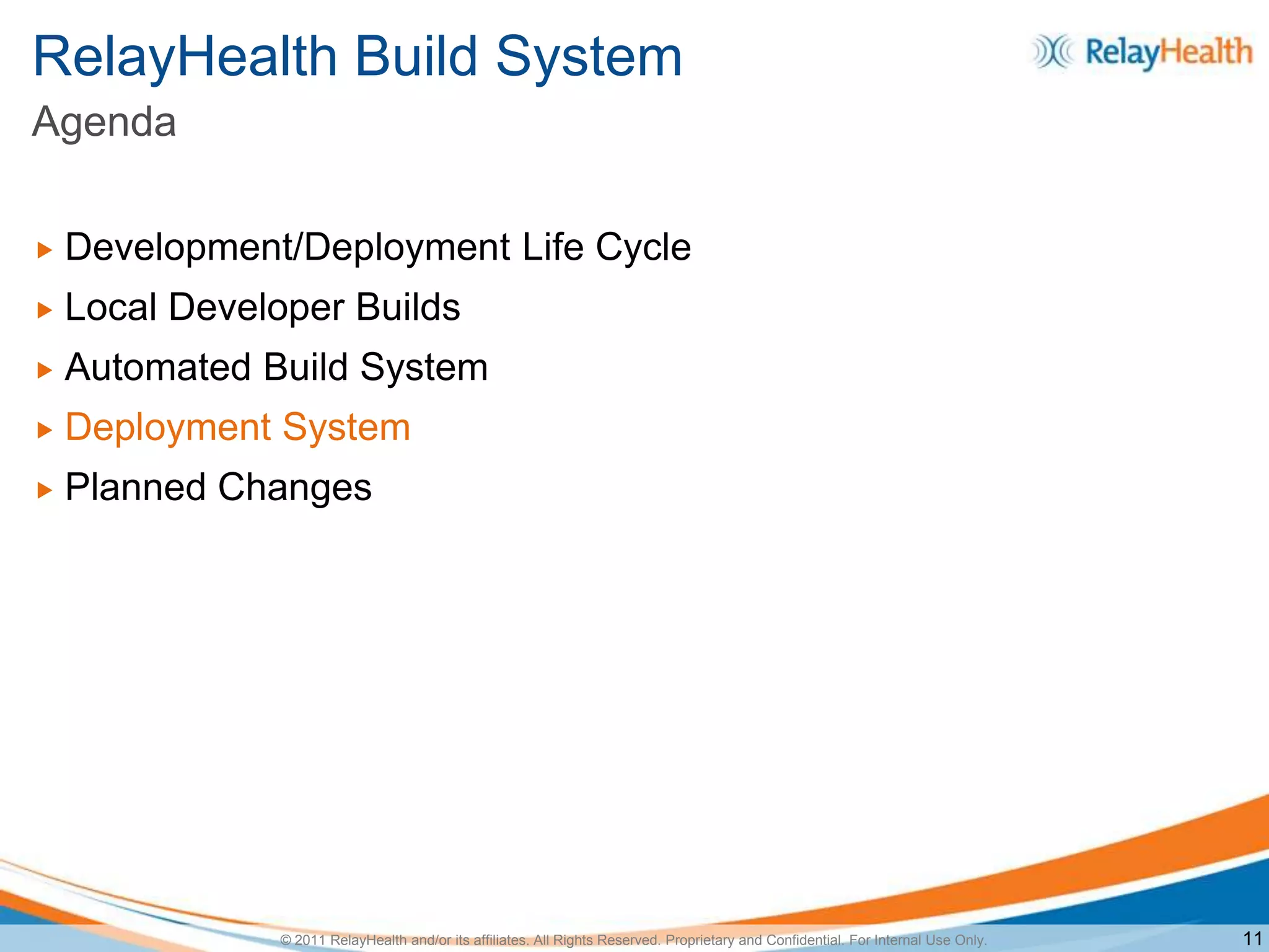 Relay health build system | PPTX