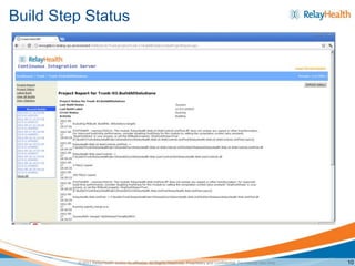 Relay health build system | PPTX | Computer Software and Applications | Computing