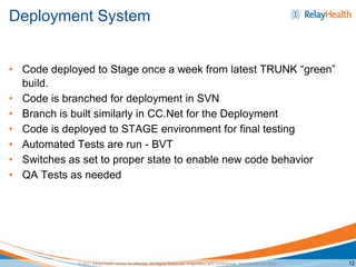 Relay health build system | PPTX | Computer Software and Applications | Computing