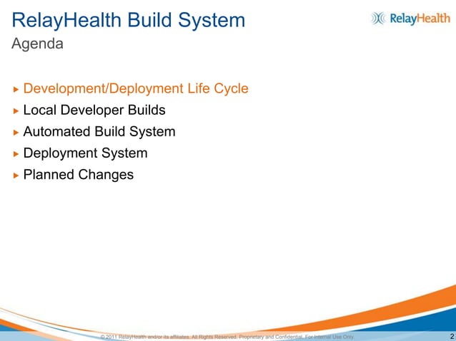 Relay health build system | PPTX | Computer Software and Applications ...