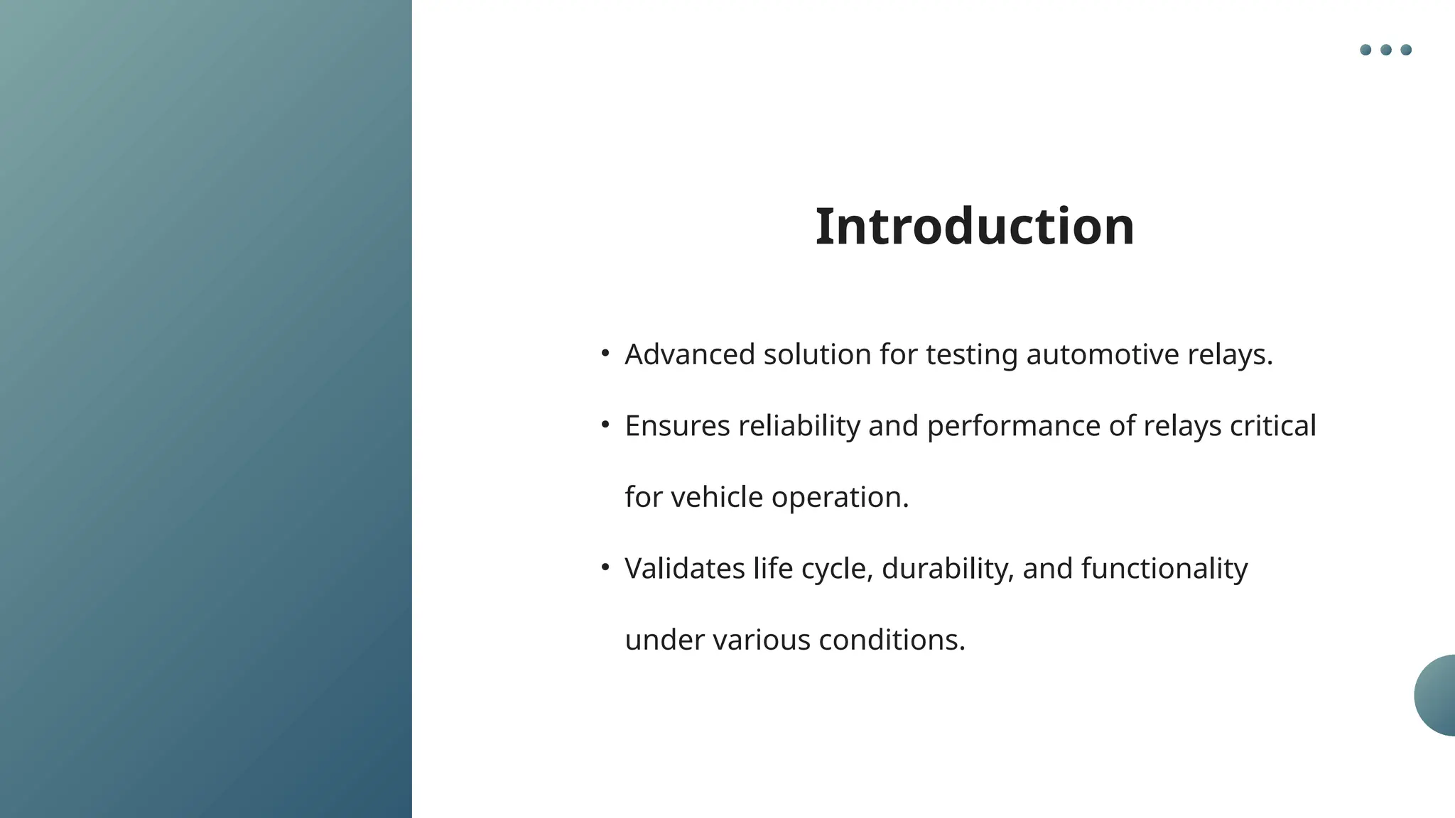 enProduct's advanced testing solution -Relay Load Tester | PPT