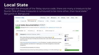 Relay Local State Management: Replacing Redux | PPT