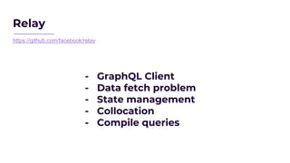Relay Local State Management: Replacing Redux | PPT