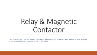 Relay & Magnetic Contactor.pptx