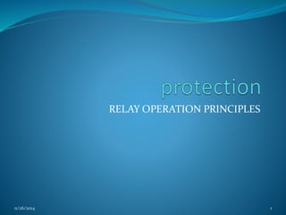 Relay operation principles | PPTX | Physics | Science