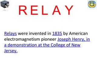 Relay Presentation PPT by G@nesh | PPT