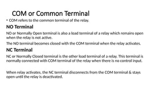 relays of ece subject important concepts.pptx. | PPTX