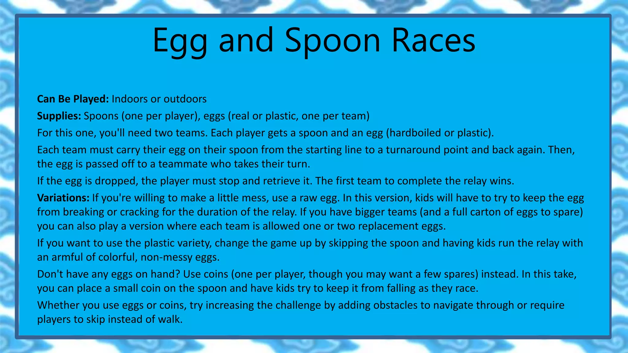 Relays and Races | PPTX