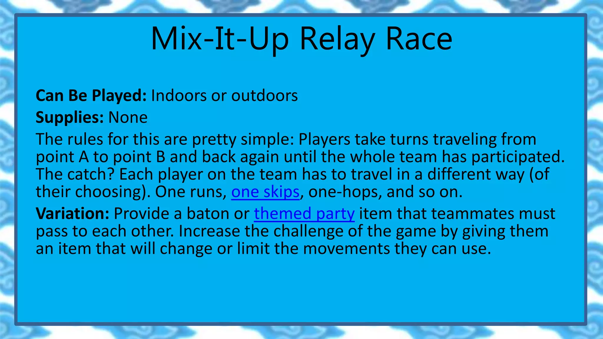 Relays and Races | PPTX