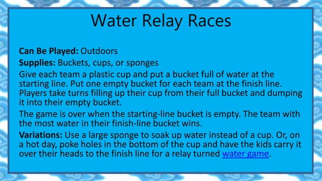 Relays and Races | PPTX