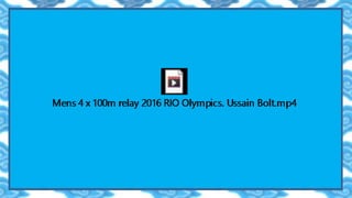 Relays and Races | PPTX