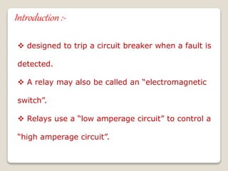 relay-distance relay basics | PPTX