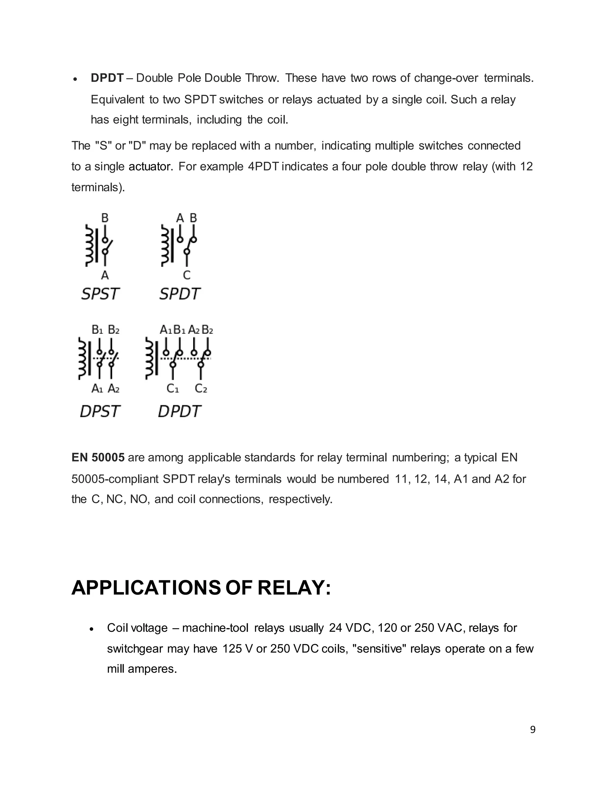 Relay Switch | DOCX