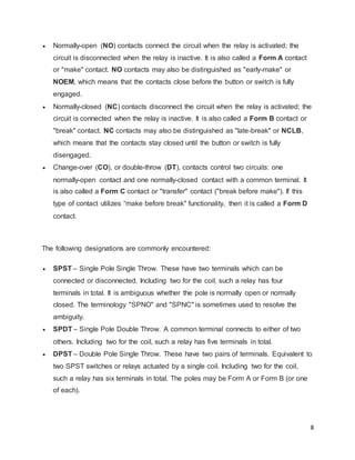 Relay Switch | DOCX | Technology & Computing
