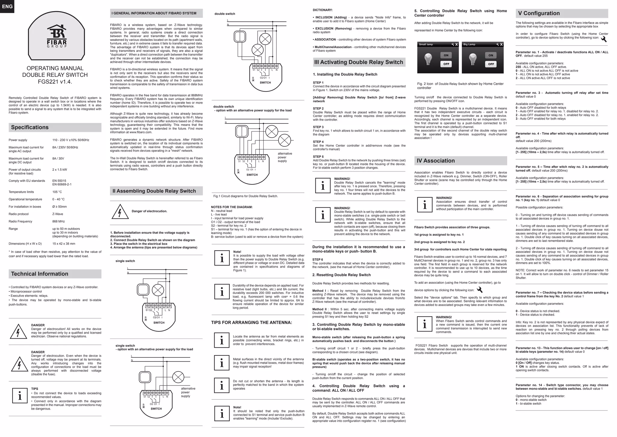 Fibaro Relay switch 1,5kw FGS221 | PDF | Operating Systems | Computer ...