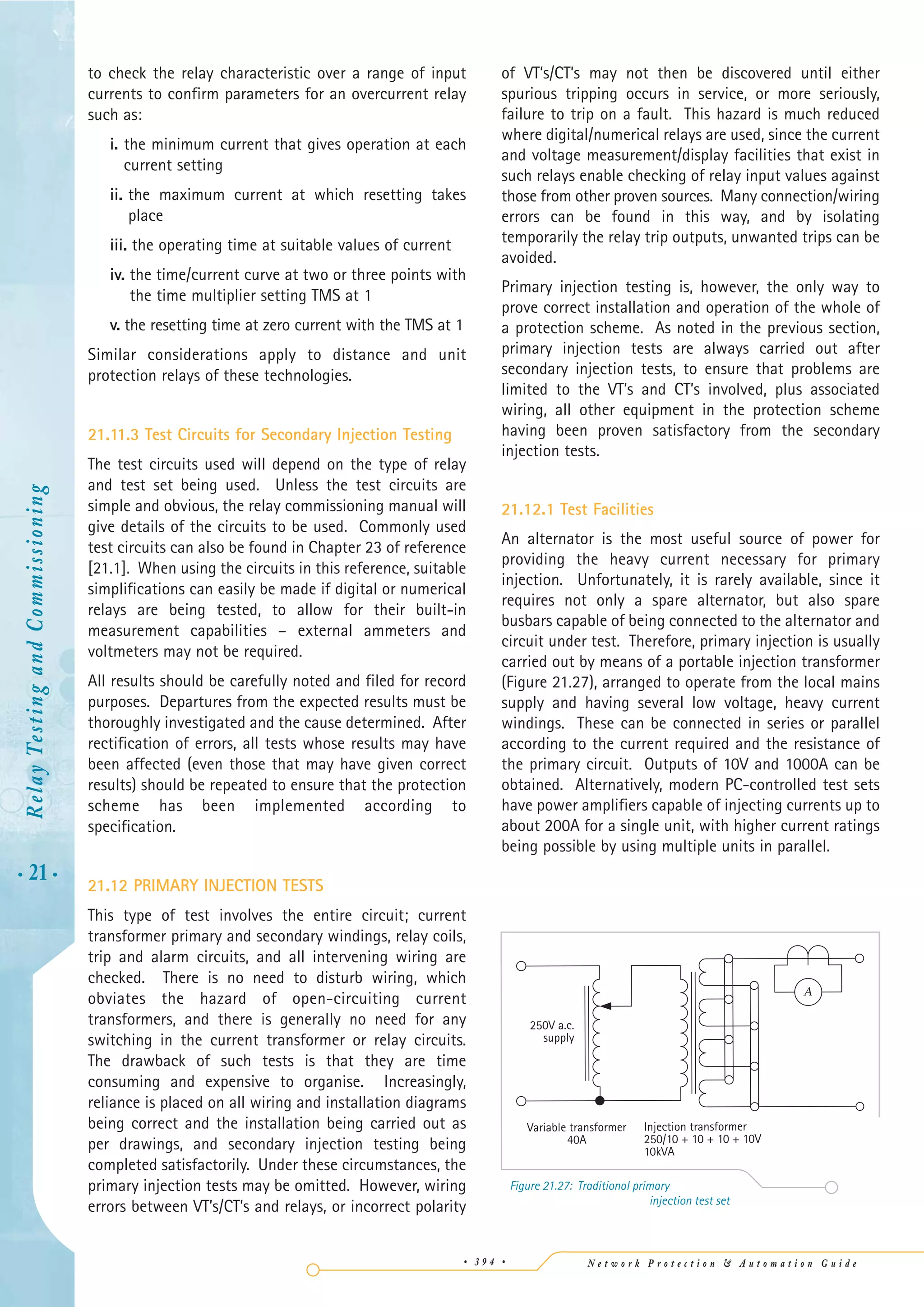 Relay testing procedure | PDF