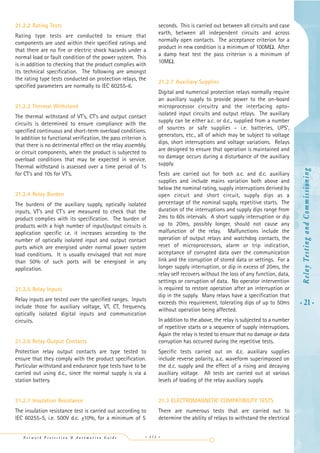 Relay testing procedure | PDF