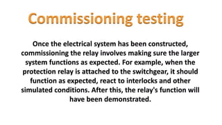 Relay testing............................. | PPTX