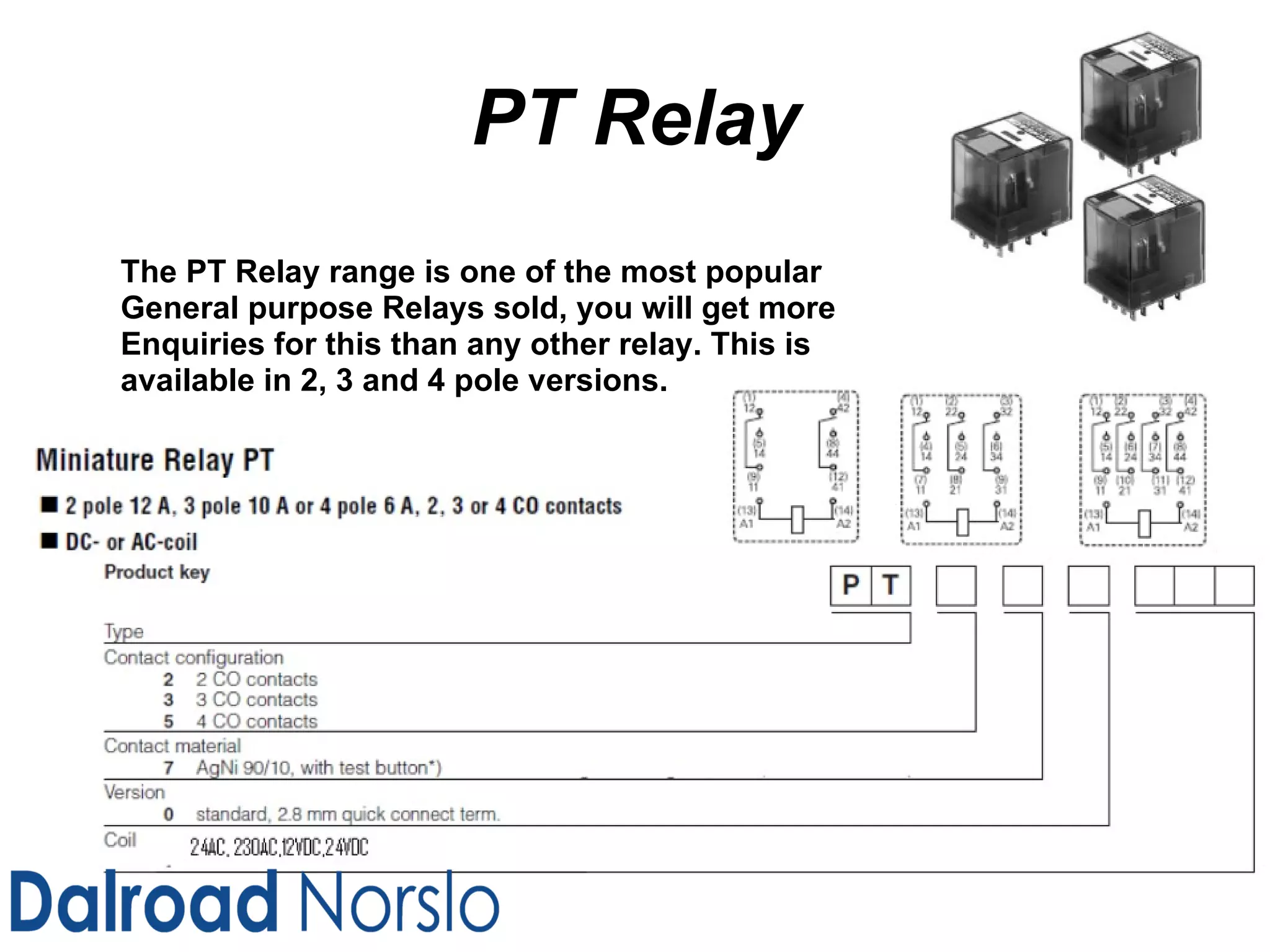 Dalroad Norslo - Industrial Equipment - Relay training level 1 - Tyco ...
