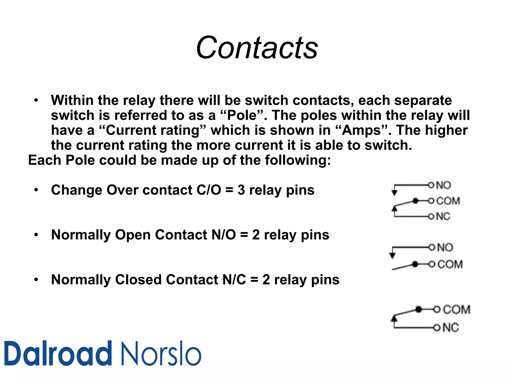Dalroad Norslo - Industrial Equipment - Relay training level 1 - Tyco ...