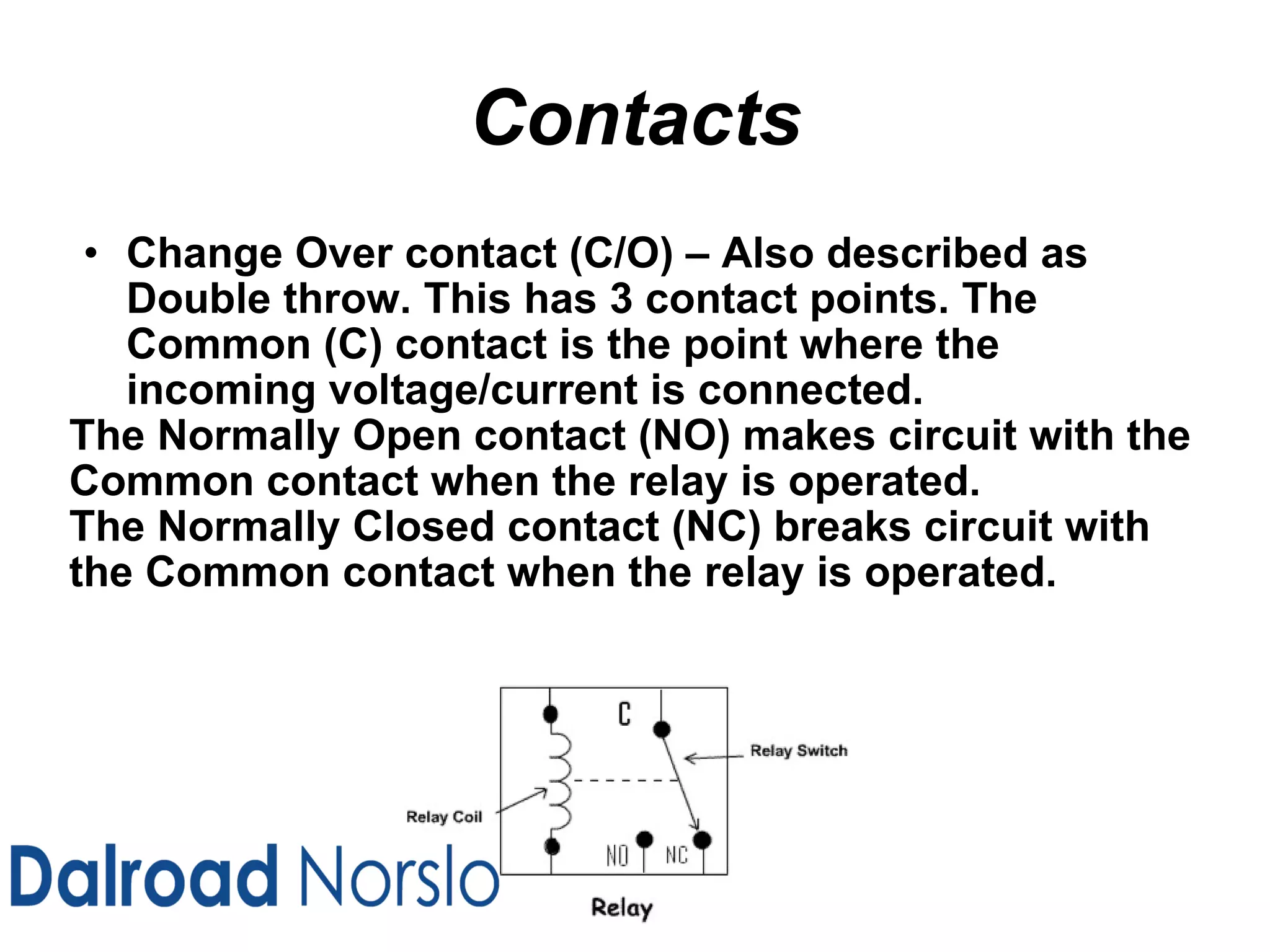 Dalroad Norslo - Industrial Equipment - Relay training level 1 - Tyco ...