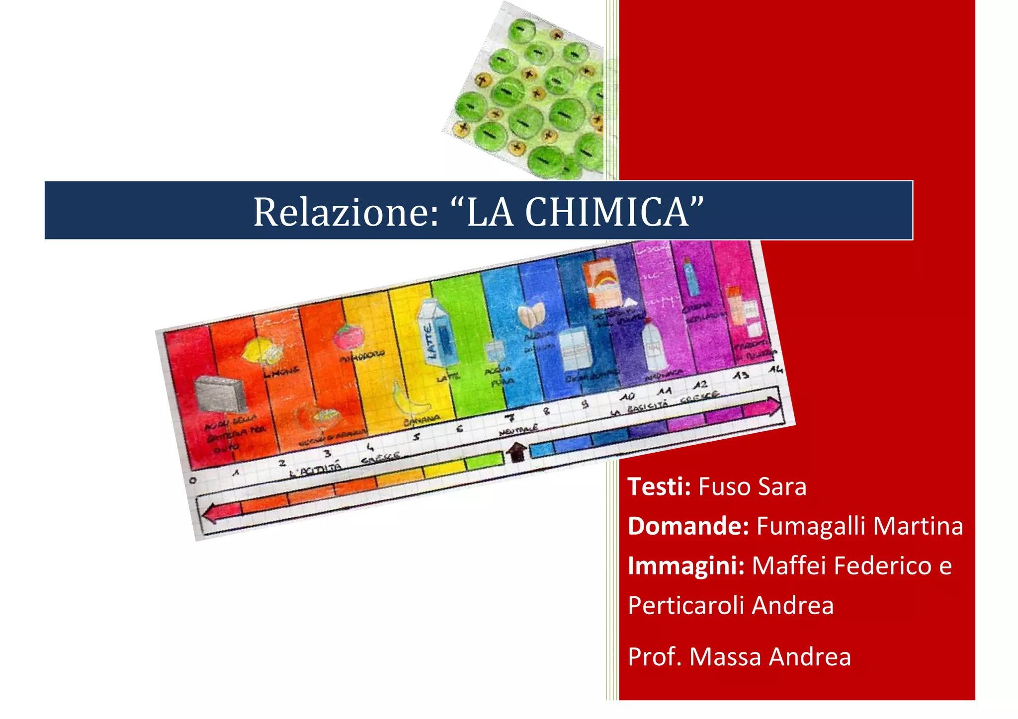 Relazione "La Chimica" | PPT