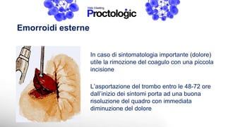Relazione1 patologia emorroidaria | PPTX
