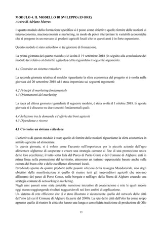 Relazione formazione specifica | PDF