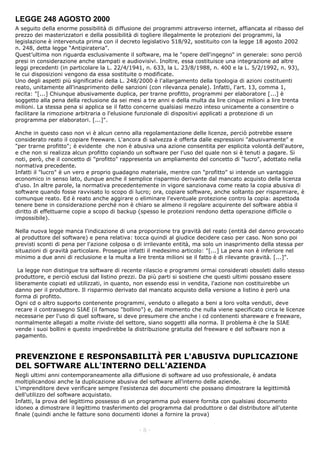 Relazione licenze d'uso del software | PDF