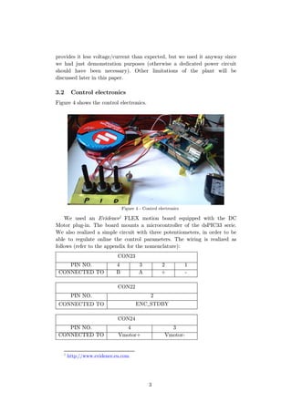 Real-time PID control of an inverted pendulum | PDF
