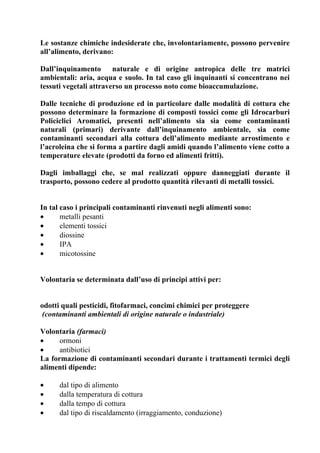 metalli alimenti vegetali | DOC