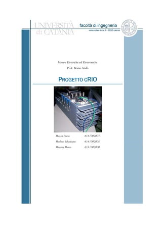 Relazione Progetto cRio | PDF