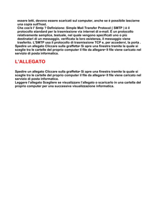 Relazione sulla presentazione di informatica | DOC