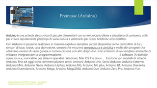 Relazione tecnica progetto «arduino dht11» | PPTX