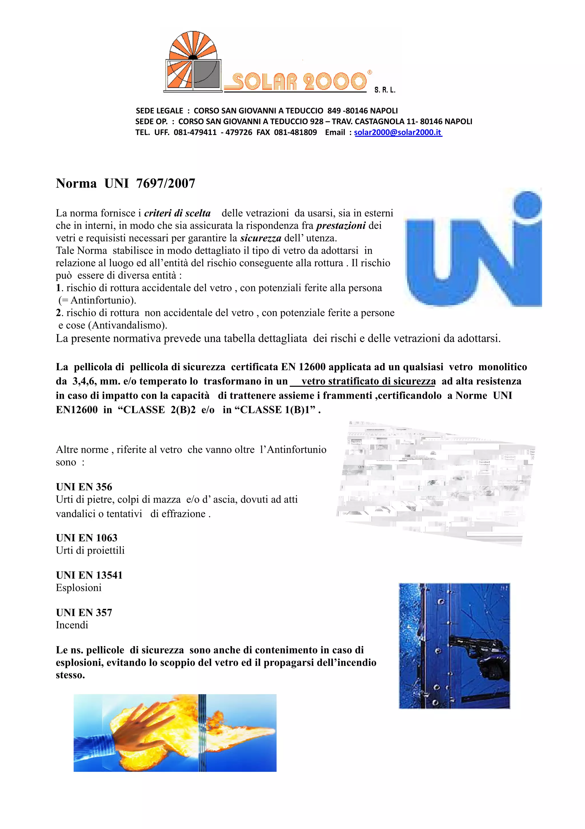 Relazione vetro e benefici pellicole di sicurezza | PDF