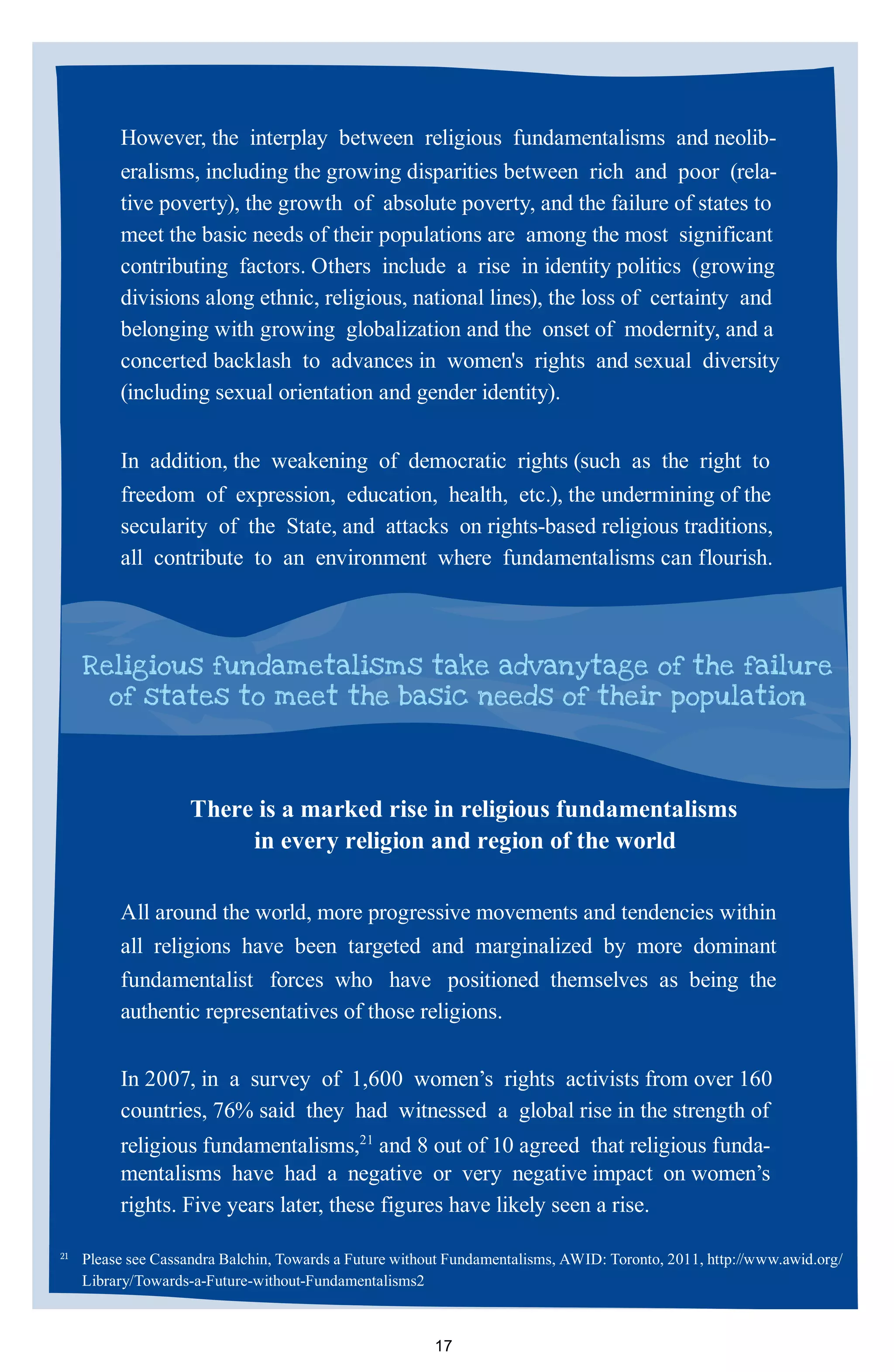 Religion, Culture and Tradition: Strengthening Efforts to Eradicate ...