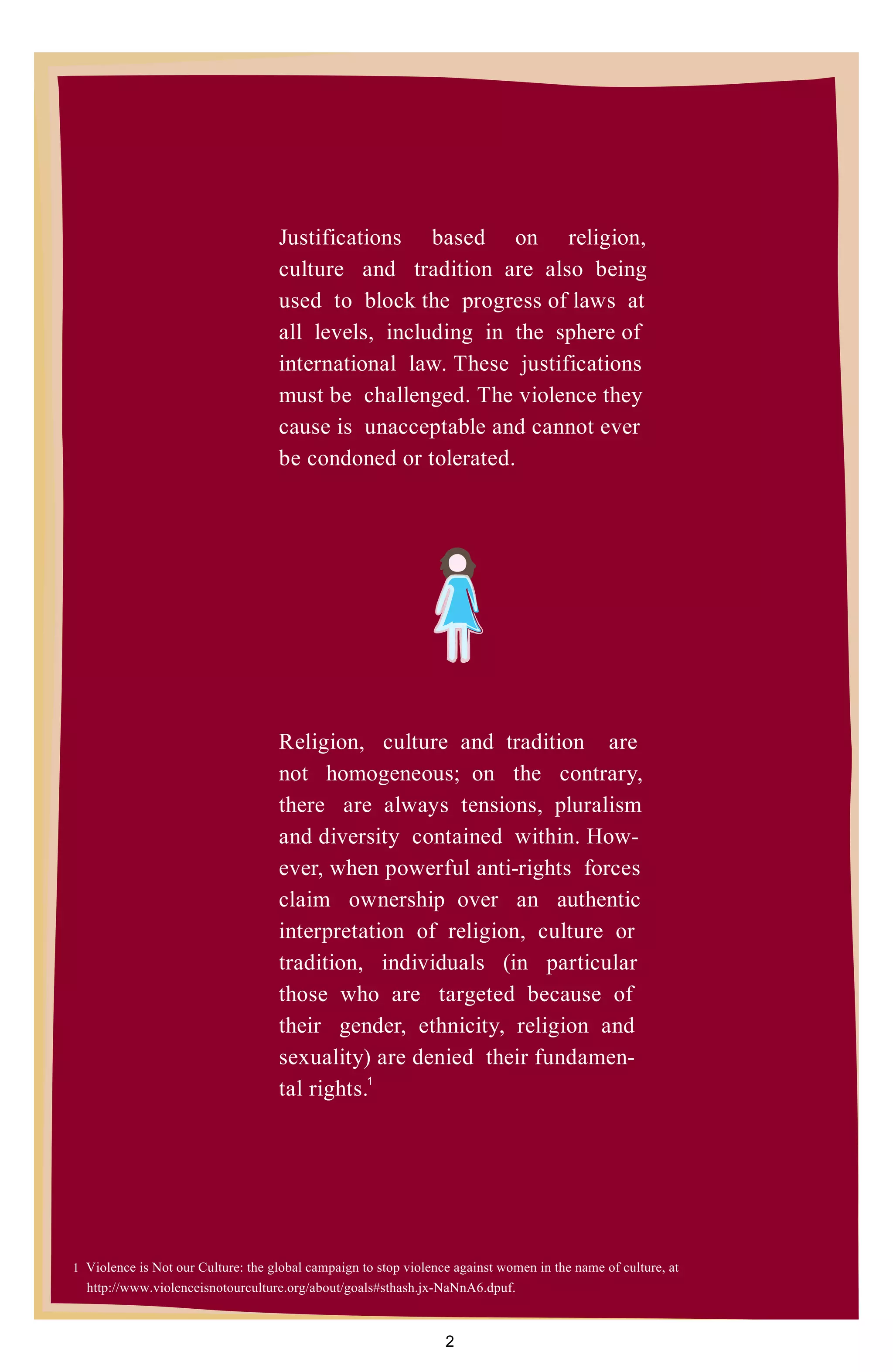 Religion, Culture and Tradition: Strengthening Efforts to Eradicate ...