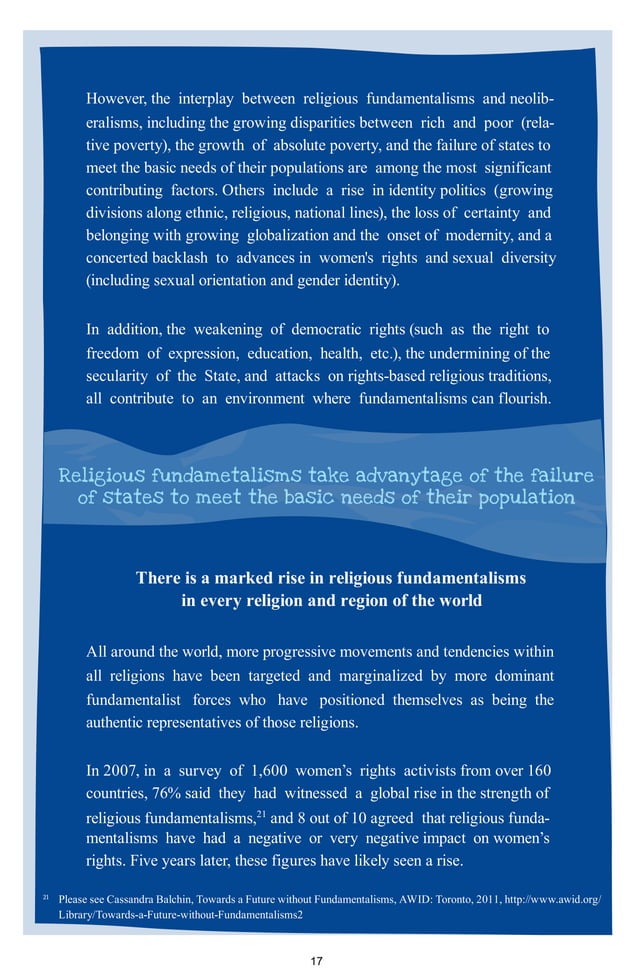 Religion, Culture and Tradition: Strengthening Efforts to Eradicate ...