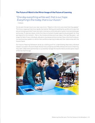 Relearning How We Learn, From the Campus to the Workplace | PDF