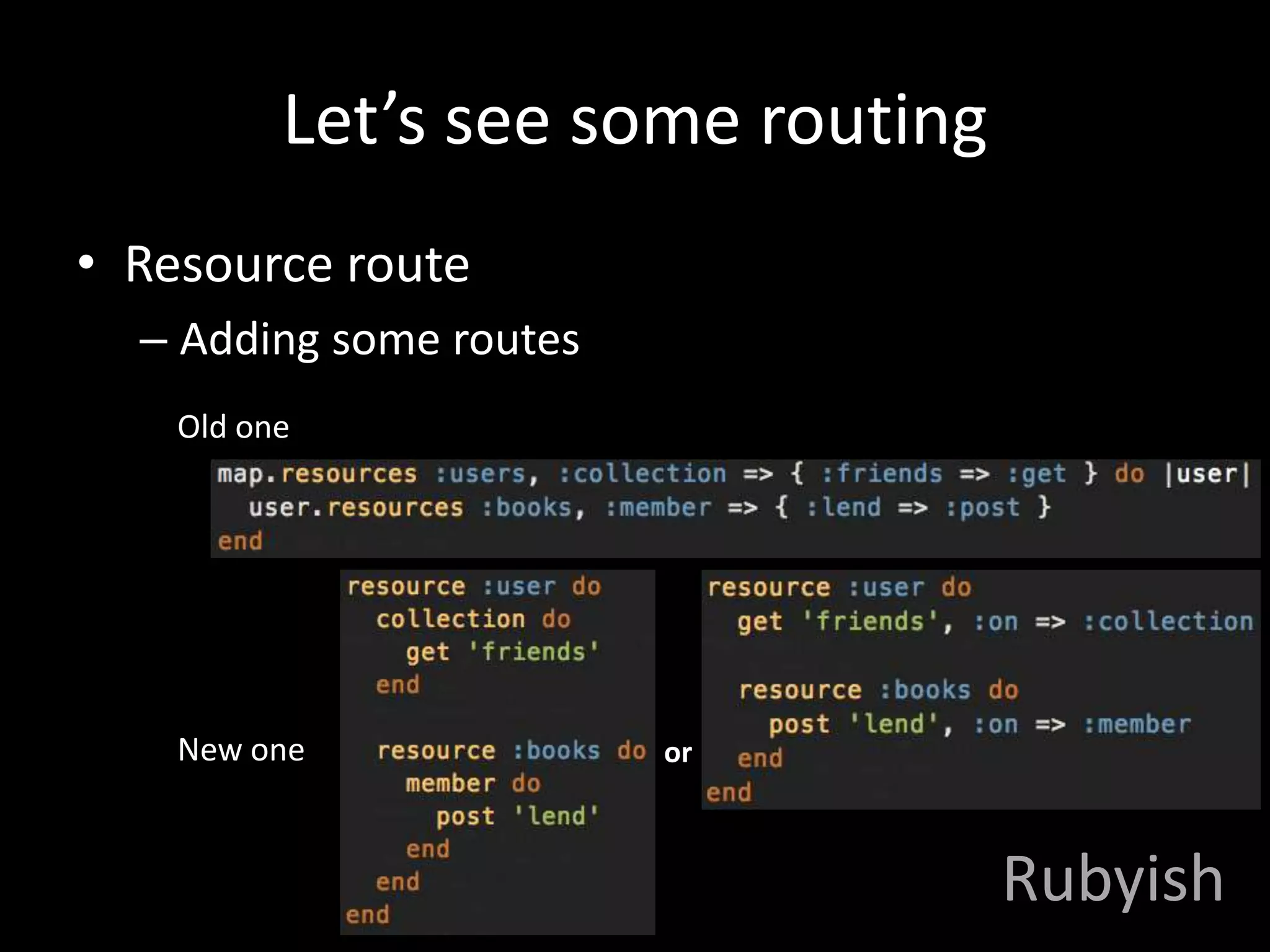 Relearning routes in Rails | PPT