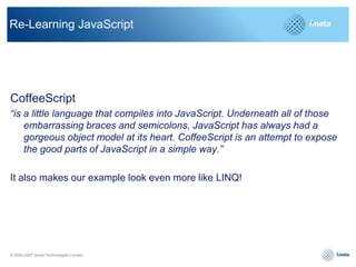 Re-Learning JavaScript | PPT