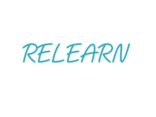 Relearn pdf | PDF