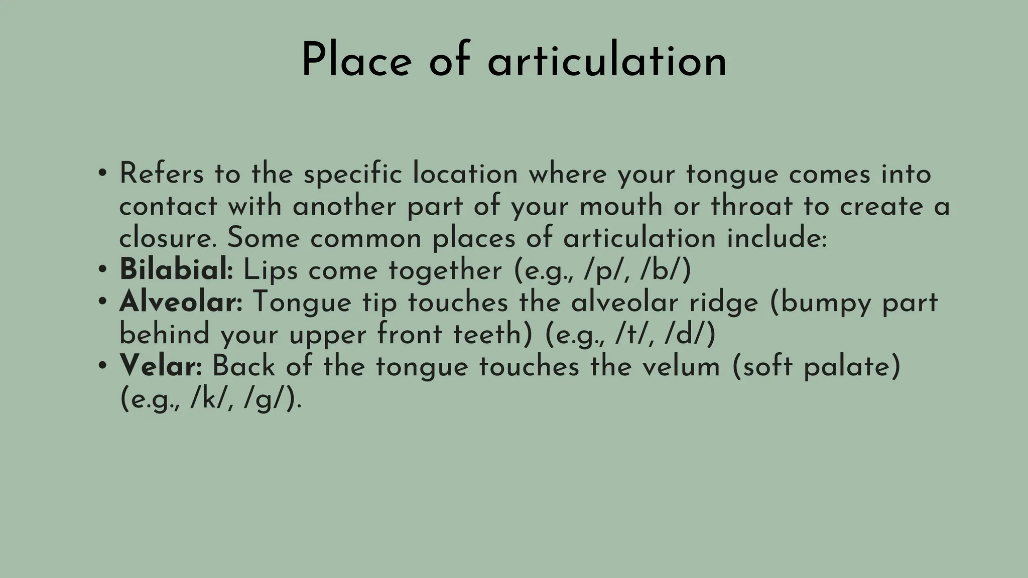 Release and unreleased plosives - phonetics | PPTX
