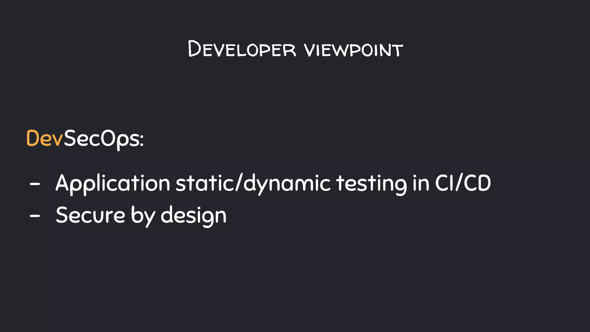 DevSecOps, The Good, Bad, and Ugly | PPT