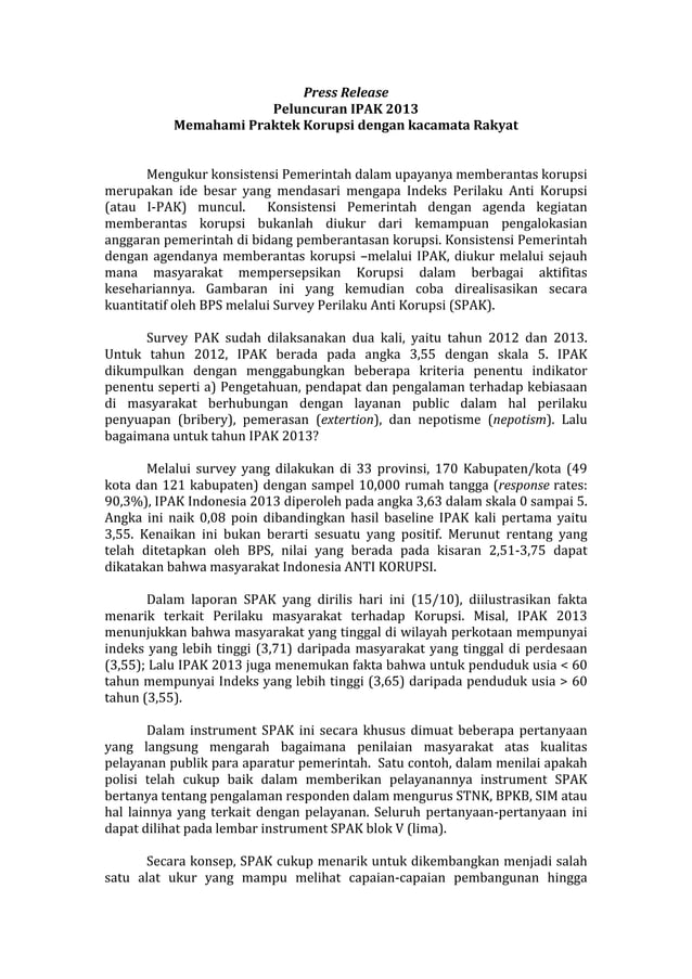 Release launch ipak_2013 | PDF