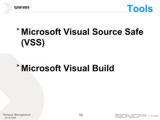 Release Management | PPS