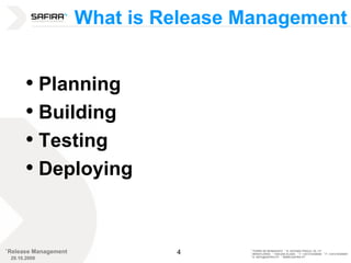 Release Management | PPS