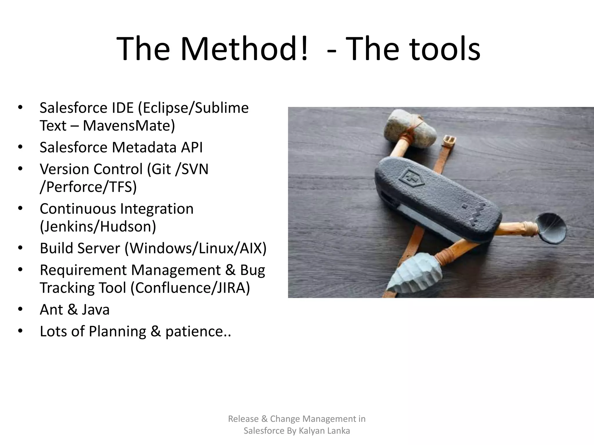 Release & Change management in salesforce | PPTX